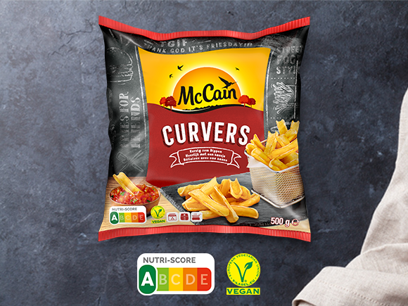 Curvers U-vorm - Produit surgelé McCain